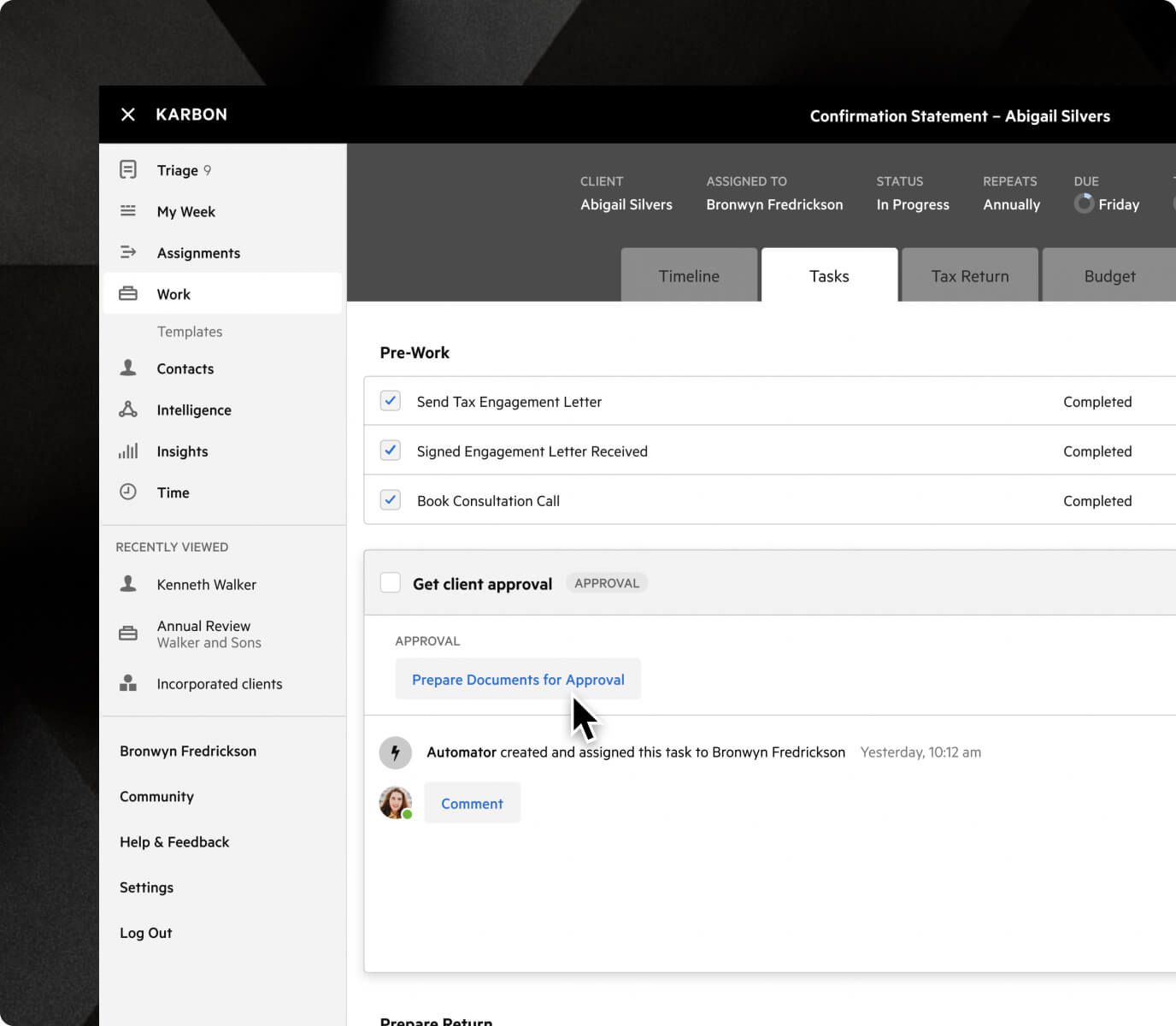 Practice Management Software for Tax Firms | Karbon
