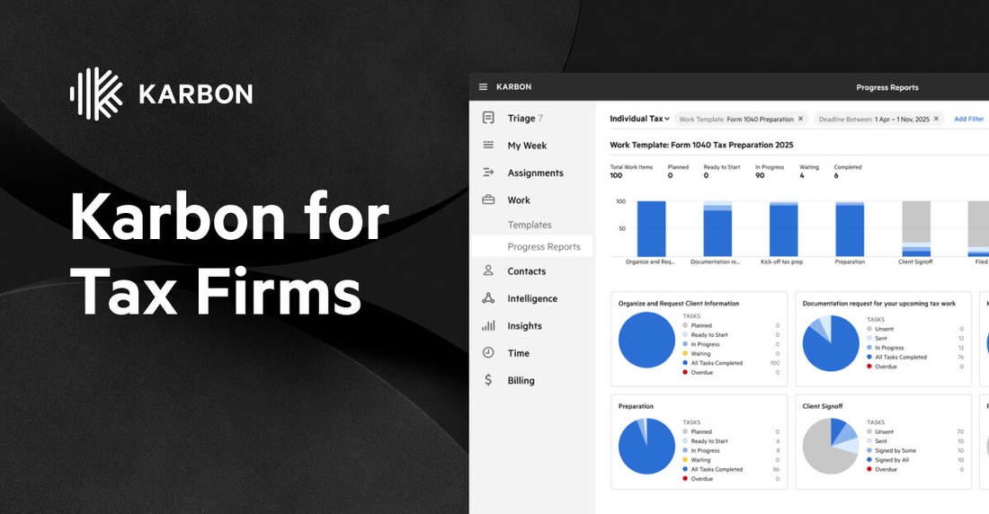 Practice Management Software for Tax Firms | Karbon