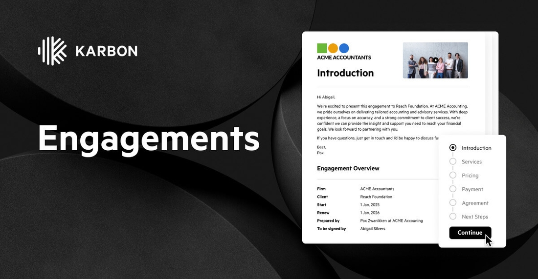 Engagements for Accounting Firms | Karbon