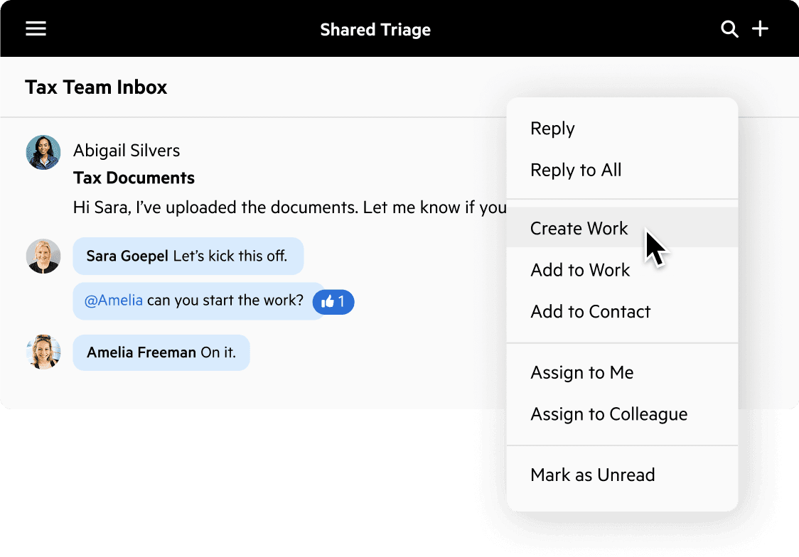 Email management for accounting firms | Karbon